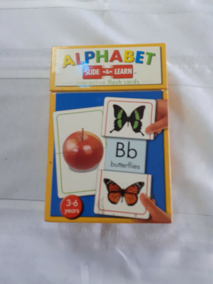 Flash Cards Alphabet (Slide & Learn), Hobbies & Toys, Toys & Games on ...