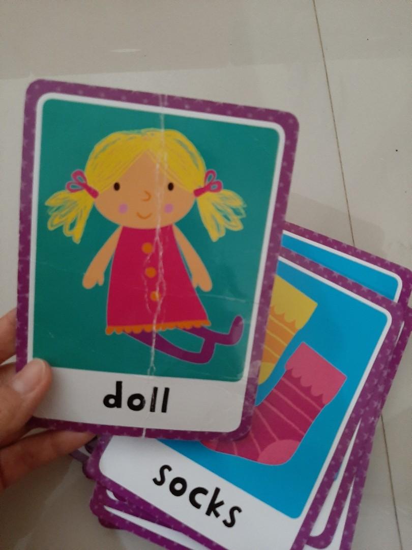 Flashcard my first words, Toys & Collectibles, Permainan Papan & Kartu ...