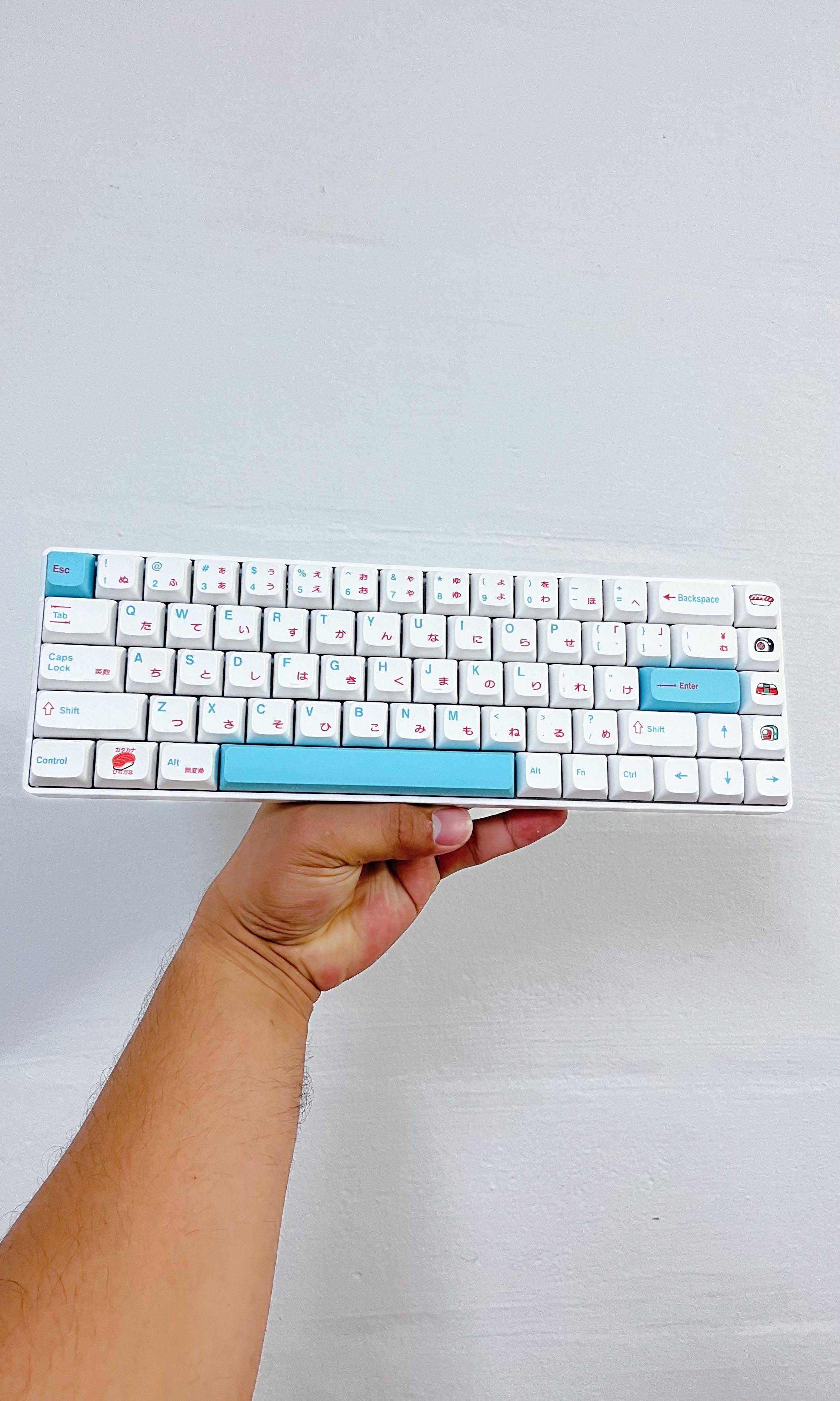 Fully modded 65% custom mechanical keyboard + freebie, Computers & Tech ...