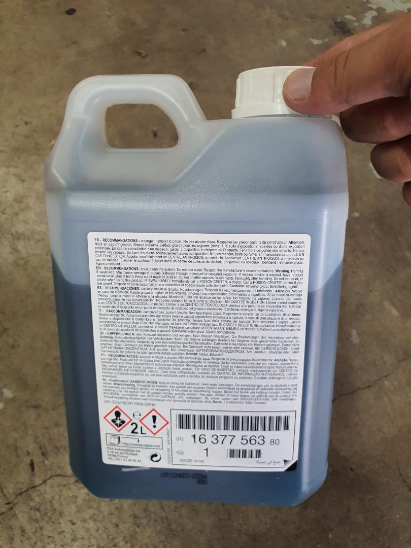 Genuine Citroen Peugeot Long Life Coolant 2 Litre, Car Accessories ...