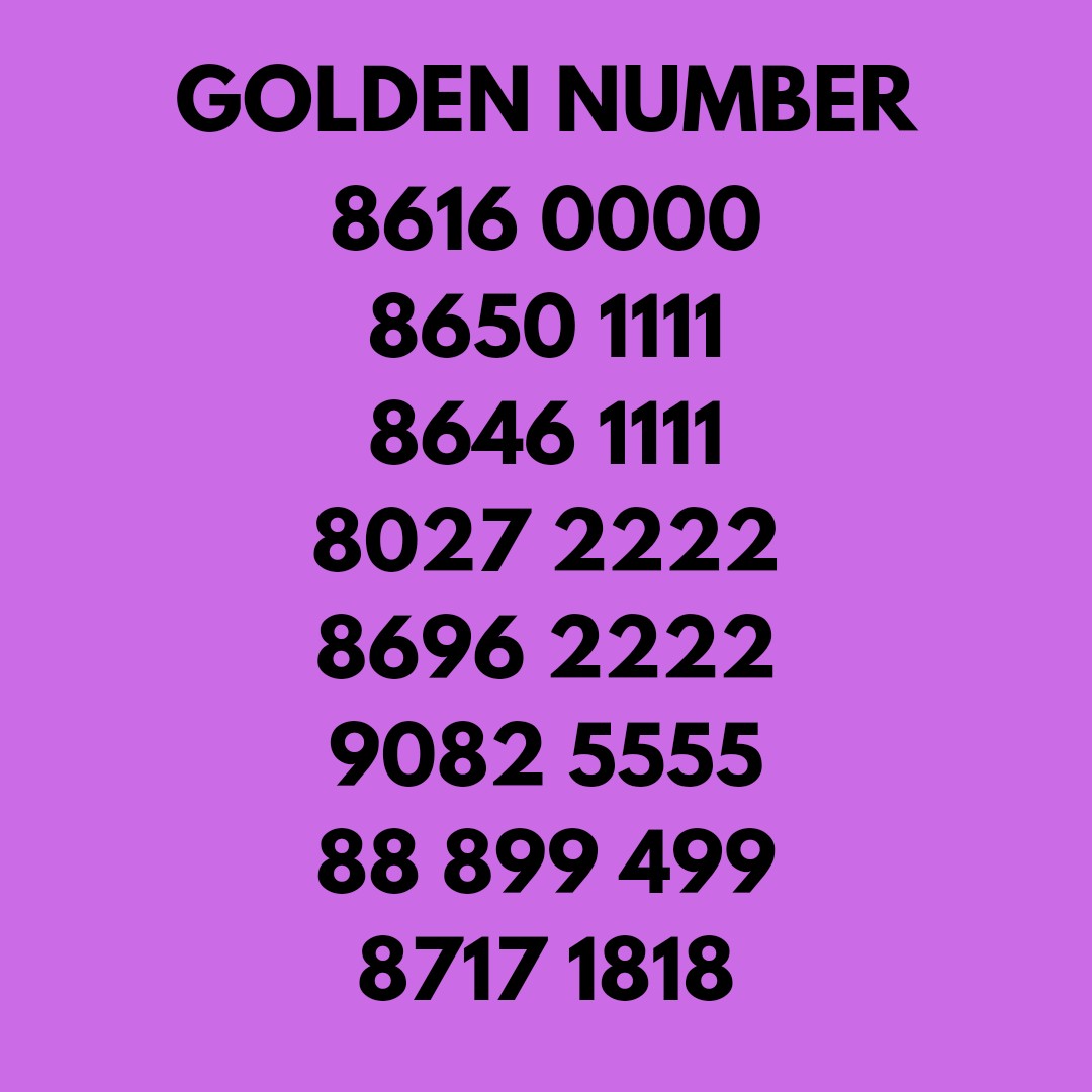Golden Number Mobile Lucky Heng Huat, Mobile Phones & Gadgets, Mobile ...