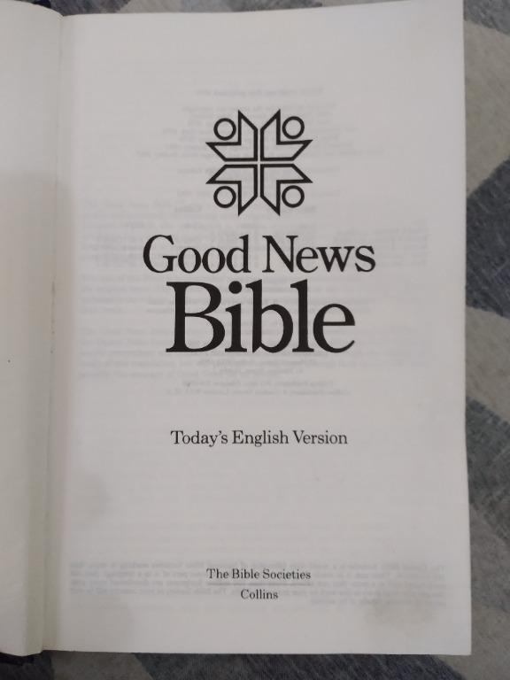 Good News Bible TEV Reader's Edition 1987, Hobbies & Toys, Books ...