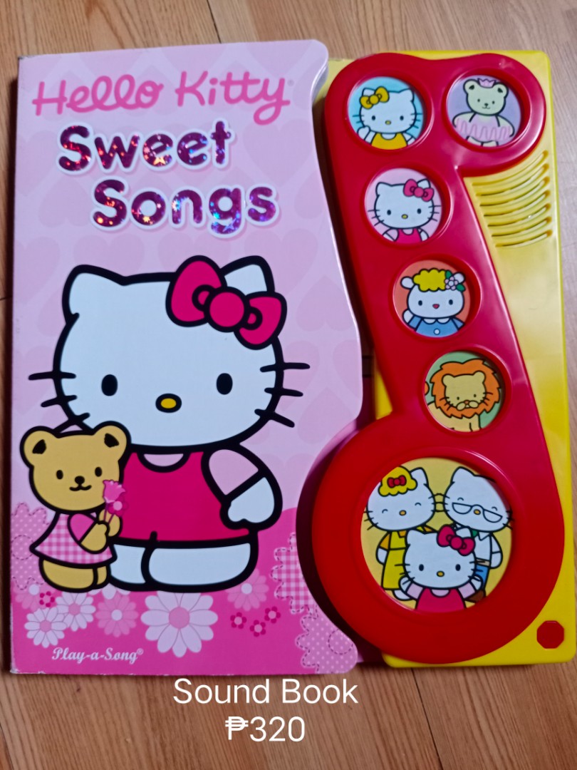 Hello Kitty Sweet Songs Sound Book, Hobbies & Toys, Books & Magazines ...