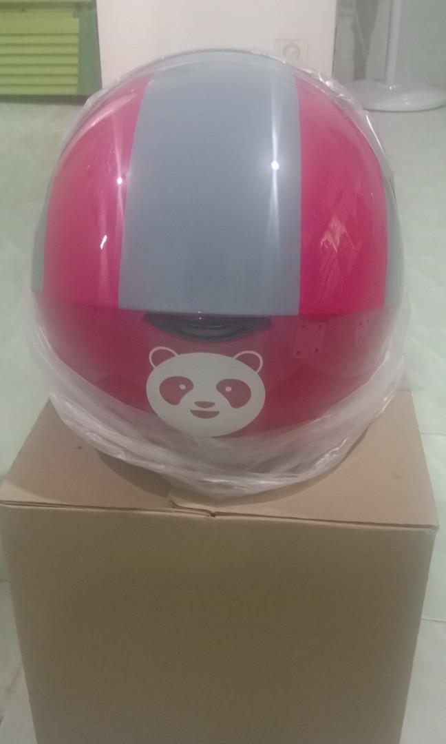 Helmet foodpanda limited edition, Motorbikes on Carousell