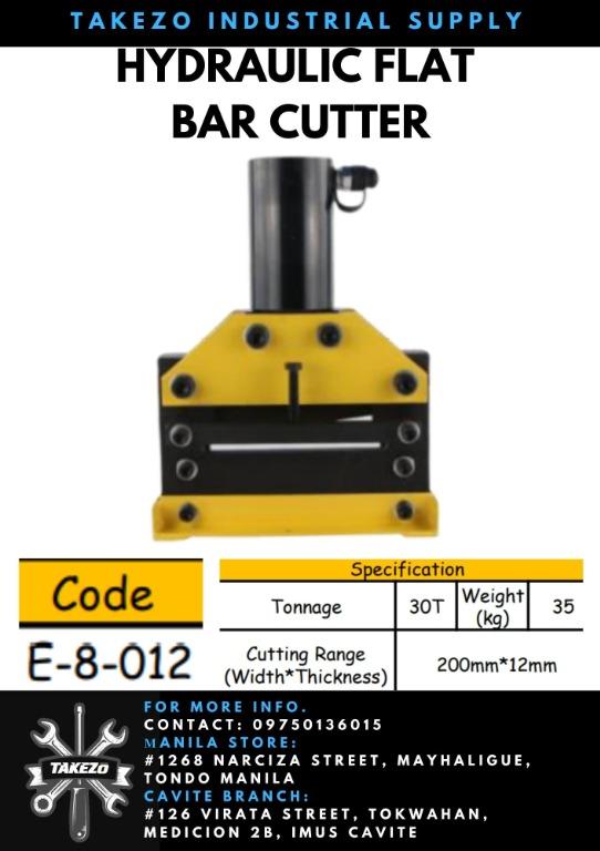 Hydraulic Flat Bar Cutter, Commercial & Industrial, Industrial ...