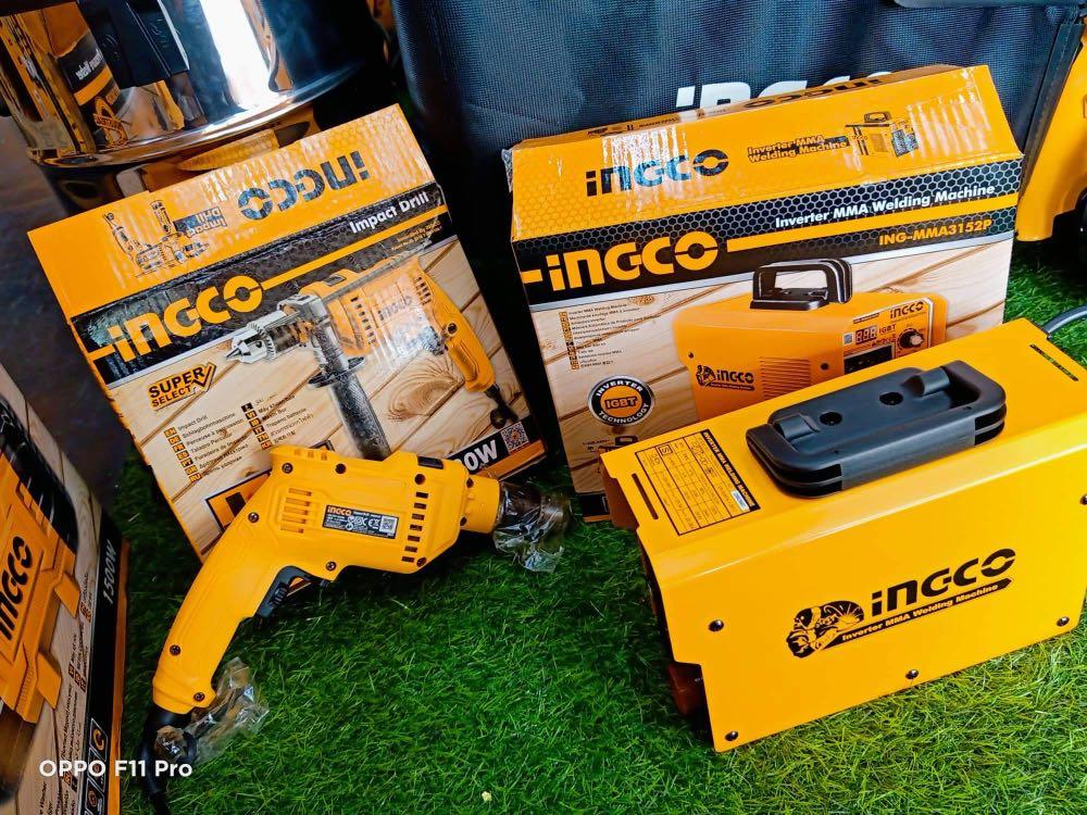 INGCO INVERTER WELDING MACHINE 350Amp. with Free Impact Drill ...