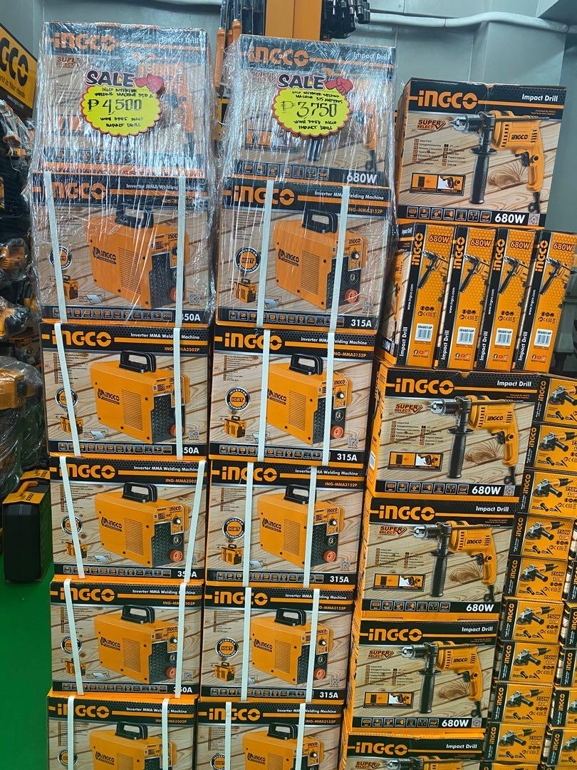 INGCO INVERTER WELDING MACHINE 350Amp. with Free Impact Drill ...