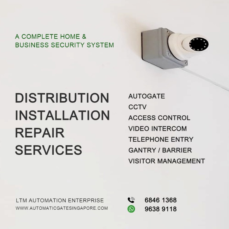 CCTV Install, Repair, Distribute Autogate, CCTV & Security System ...