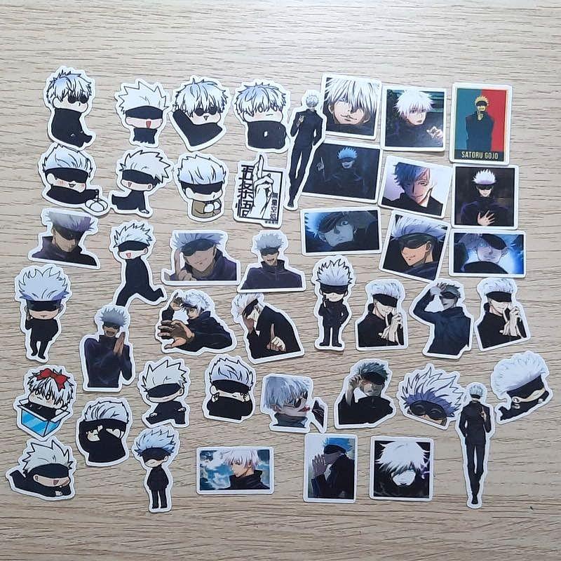Jujutsu Kaisen Gojo Satoru anime manga stickers -40pcs, Hobbies & Toys ...
