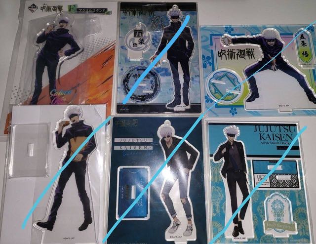 JJK JUJUTSU KAISEN GOJO SATORU ACRYLIC STANDS, Hobbies & Toys ...