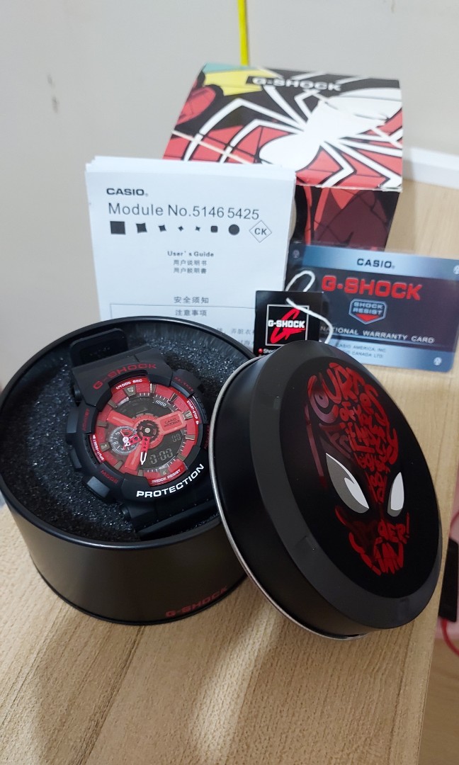 Limited Spiderman Edition G-Shock, Men's Fashion, Watches & Accessories ...