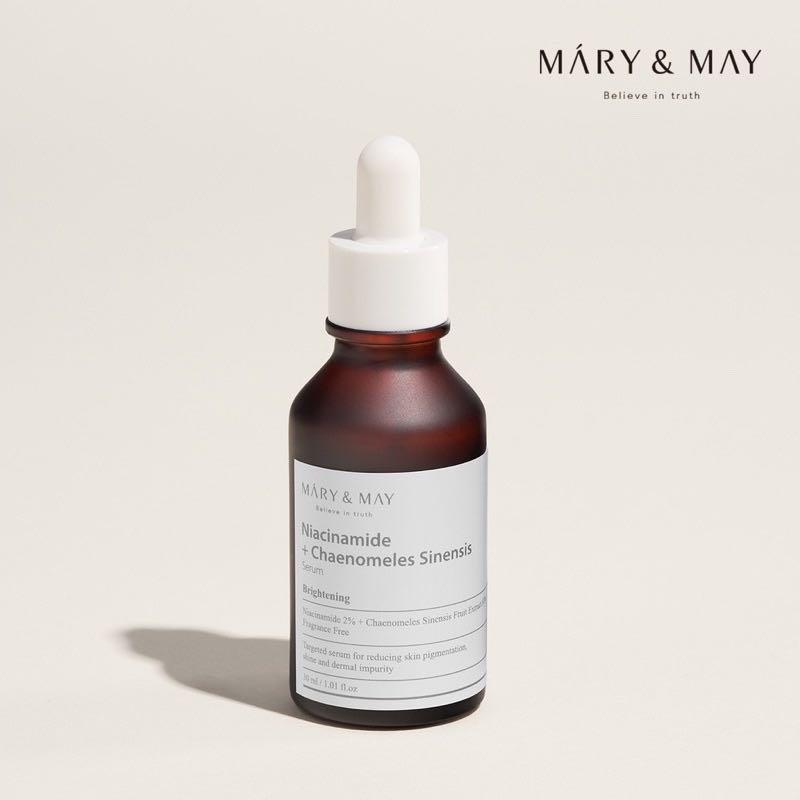 Mary&May Niacinamide + Chaenomeles Sinensis Serum (30ml), Beauty ...