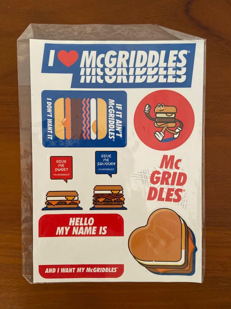 McGriddles Sticker Pack, Hobbies & Toys, Memorabilia & Collectibles ...