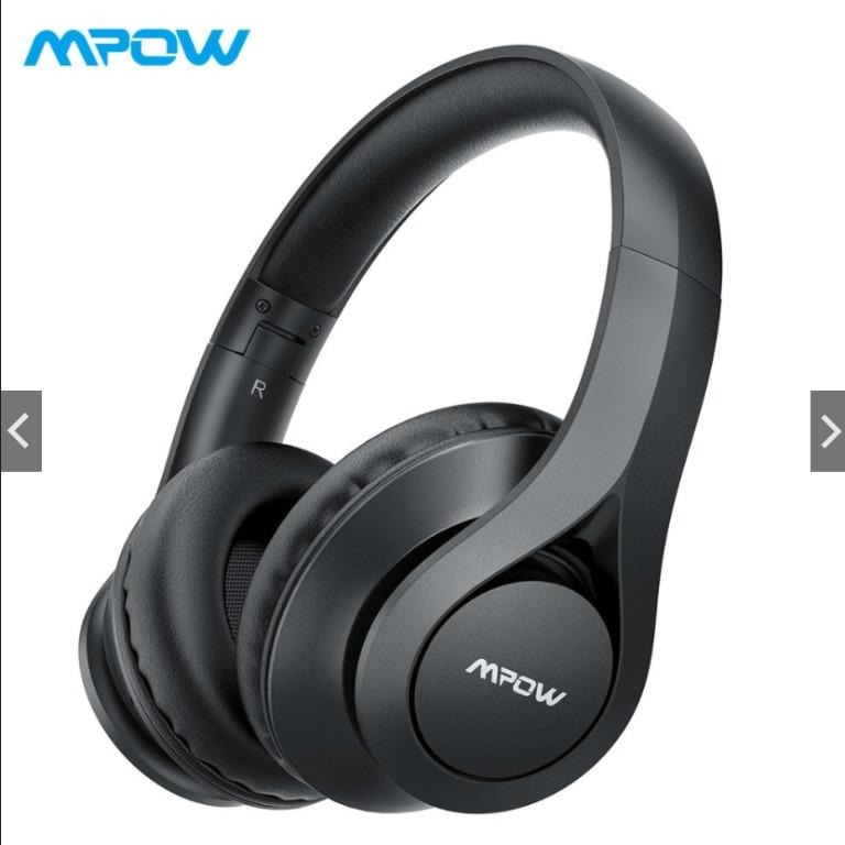 Mpow 059 Lite Wireless Headphone Bluetooth 5.0 Over-Ear Headphones with Built-in Mic & 60Hrs ...