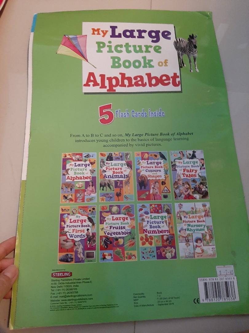 My large picture book alphabet, Buku & Alat Tulis, Buku Anak-Anak di ...