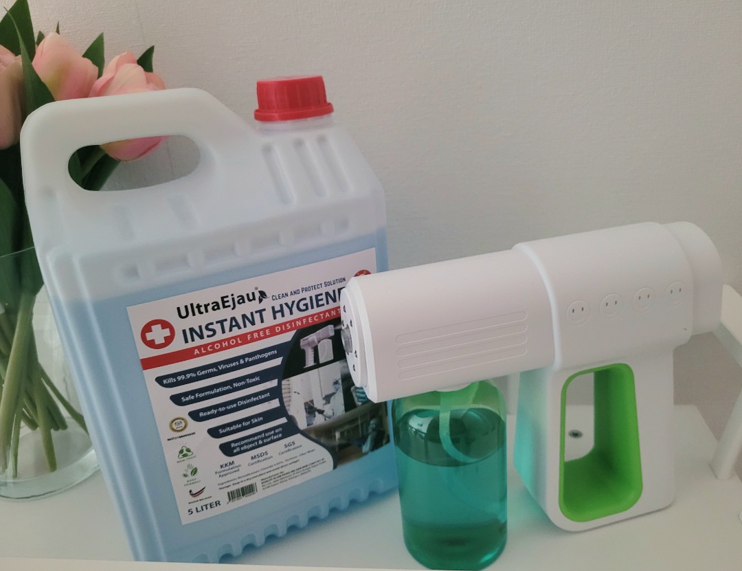 Nano Spray + 5L Sanitizer, Furniture & Home Living, Cleaning & Homecare ...