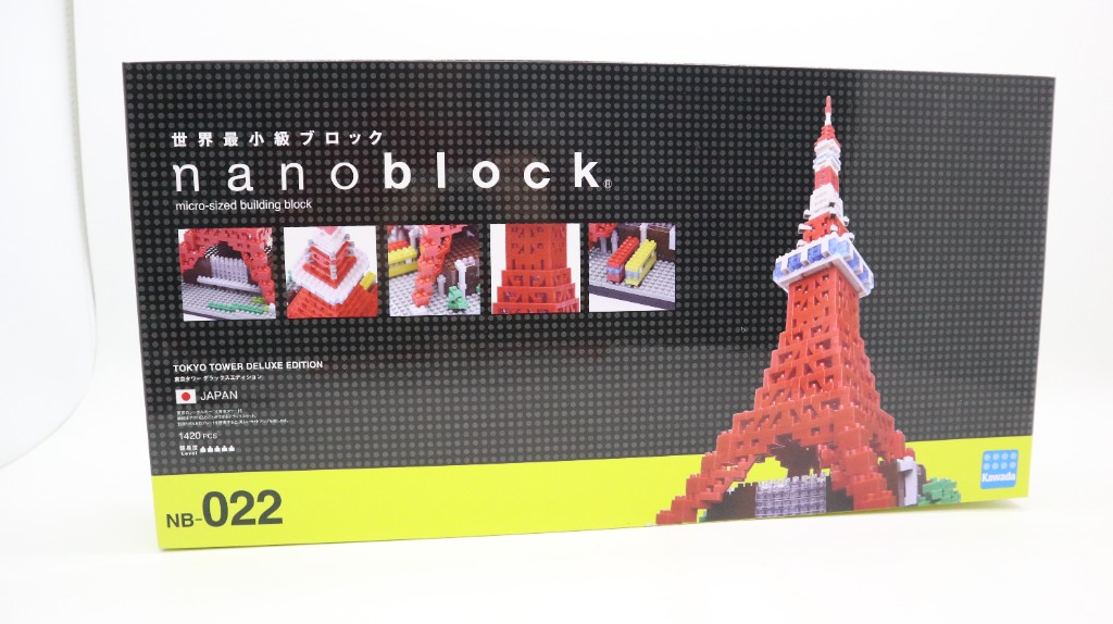 Nanoblock NB-022 Japan Tokyo Tower Deluxe Edition 日本東京鐵塔 豪華版 Nano, 興趣及遊戲, 玩具 & 遊戲類 - Carousell