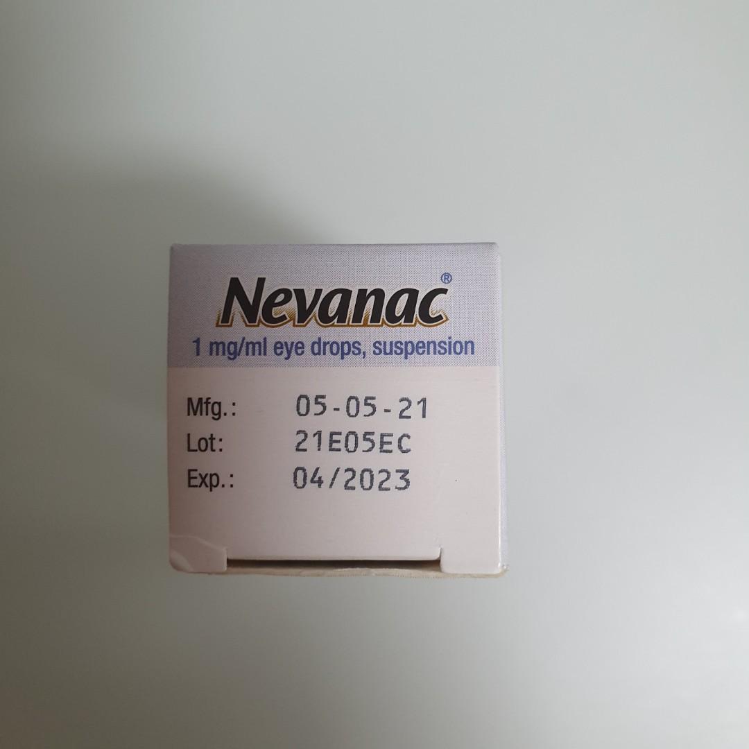 Nevanac Eye Drops, Health & Nutrition, Medical Supplies & Tools on ...