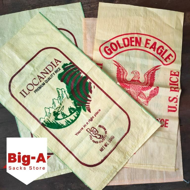 New 50kg Rice Sack/ Sako/ Sako Bag/ Empty Sack Sand Bag/ 50kg Sacks on ...