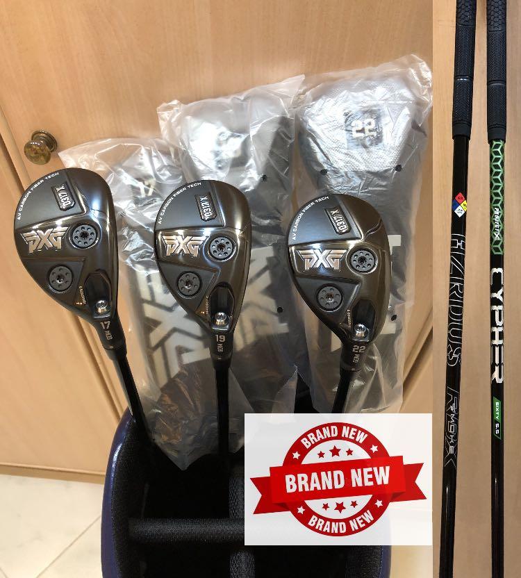NEW PXG GEN4 0317X 17, 19, 22 Deg Hybrids [With NEW Project X Cypher/ Hzrdus RDX Shaft Attached ...