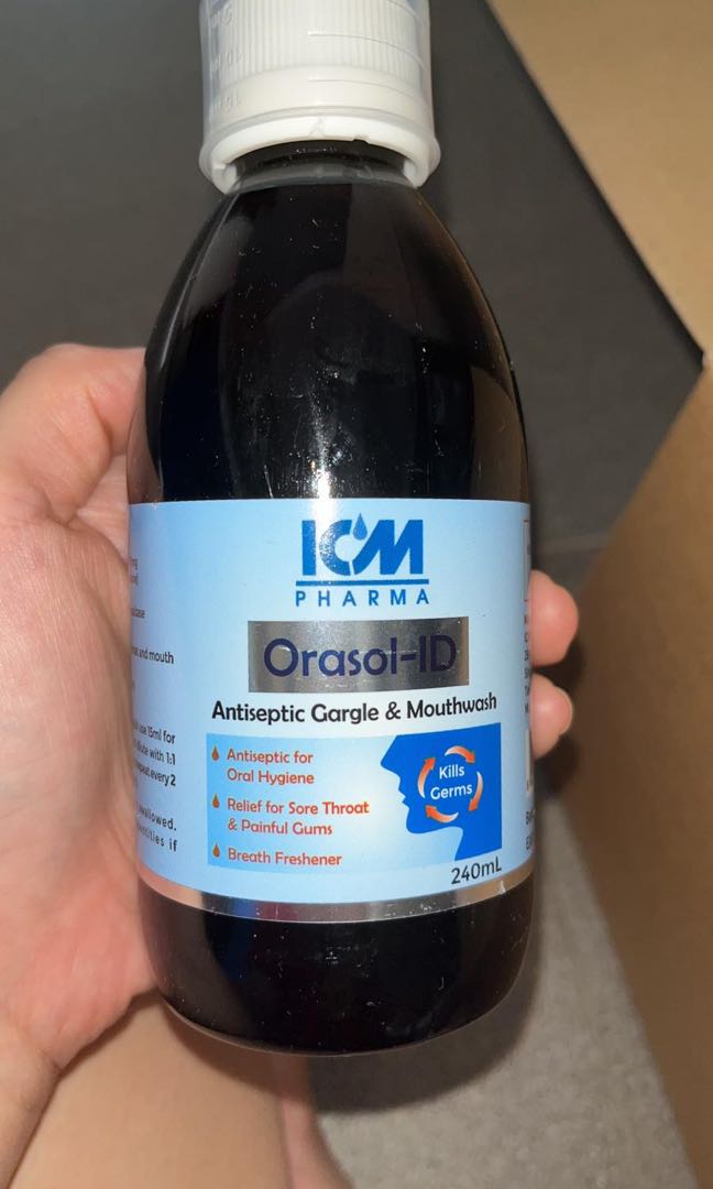Orasol-ID Antiseptic Gargle & Mouthwash, Beauty & Personal Care, Oral ...