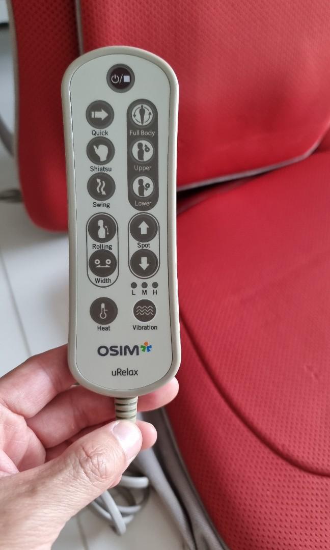 Osim uRelax massage chair, Health & Nutrition, Massage Devices on Carousell