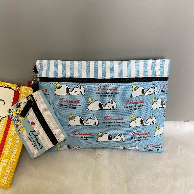 Peanuts Snoopy Assorted Pouches - Lot of 3, Women's Fashion, Bags ...