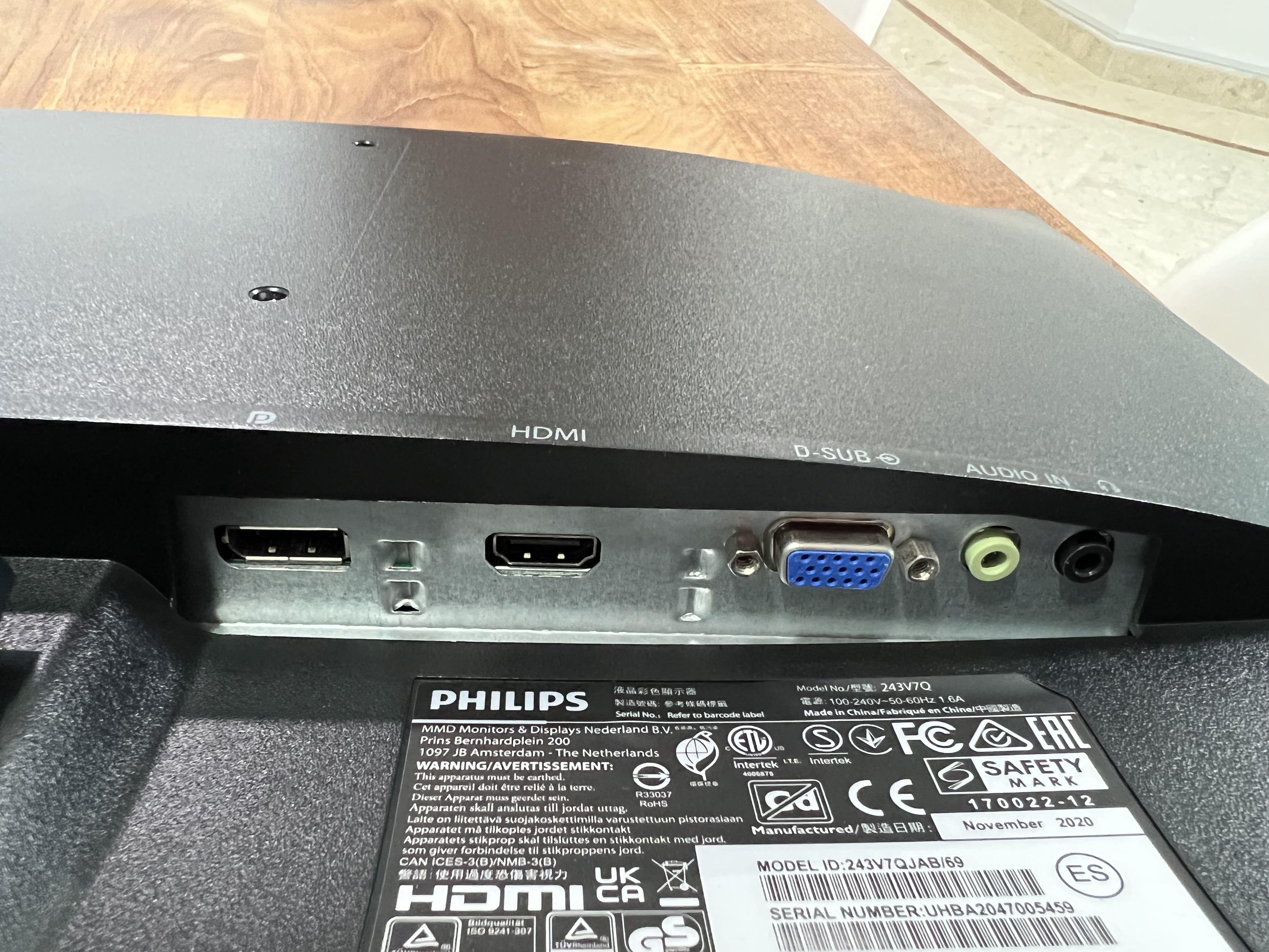 Philips 23.8 inch HD monitor for sale, Computers & Tech, Parts ...