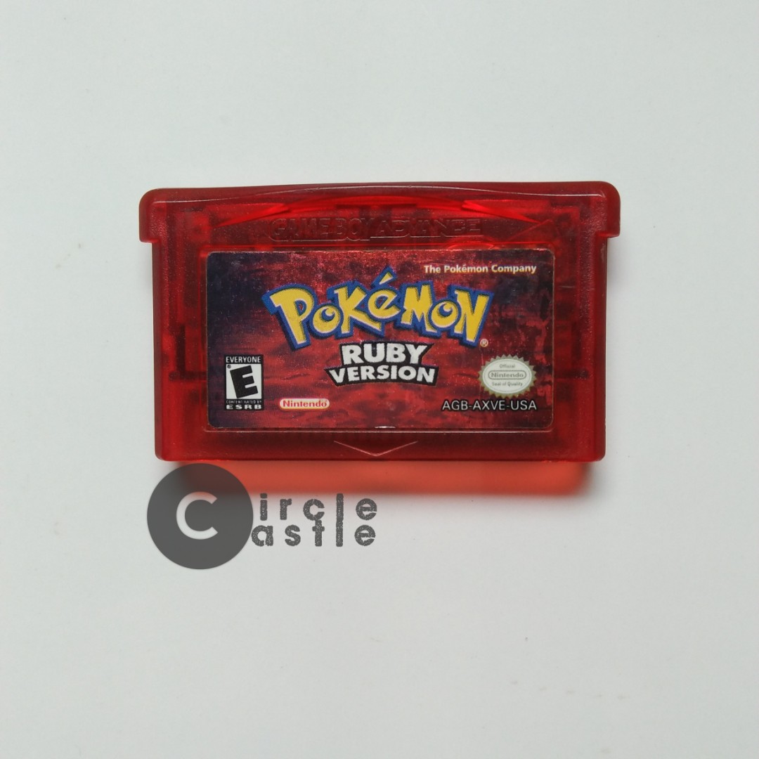 Pokemon Ruby for Gameboy Advance GBA, Video Gaming, Video Games ...