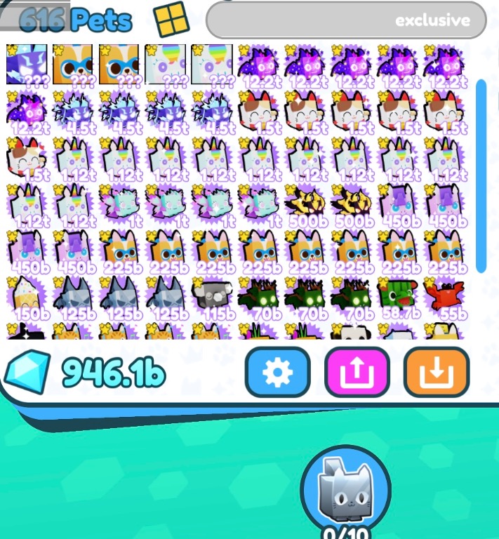 PSX Pet Simulator X - Exclusive Pets, New Floppa., Video Gaming, Gaming ...