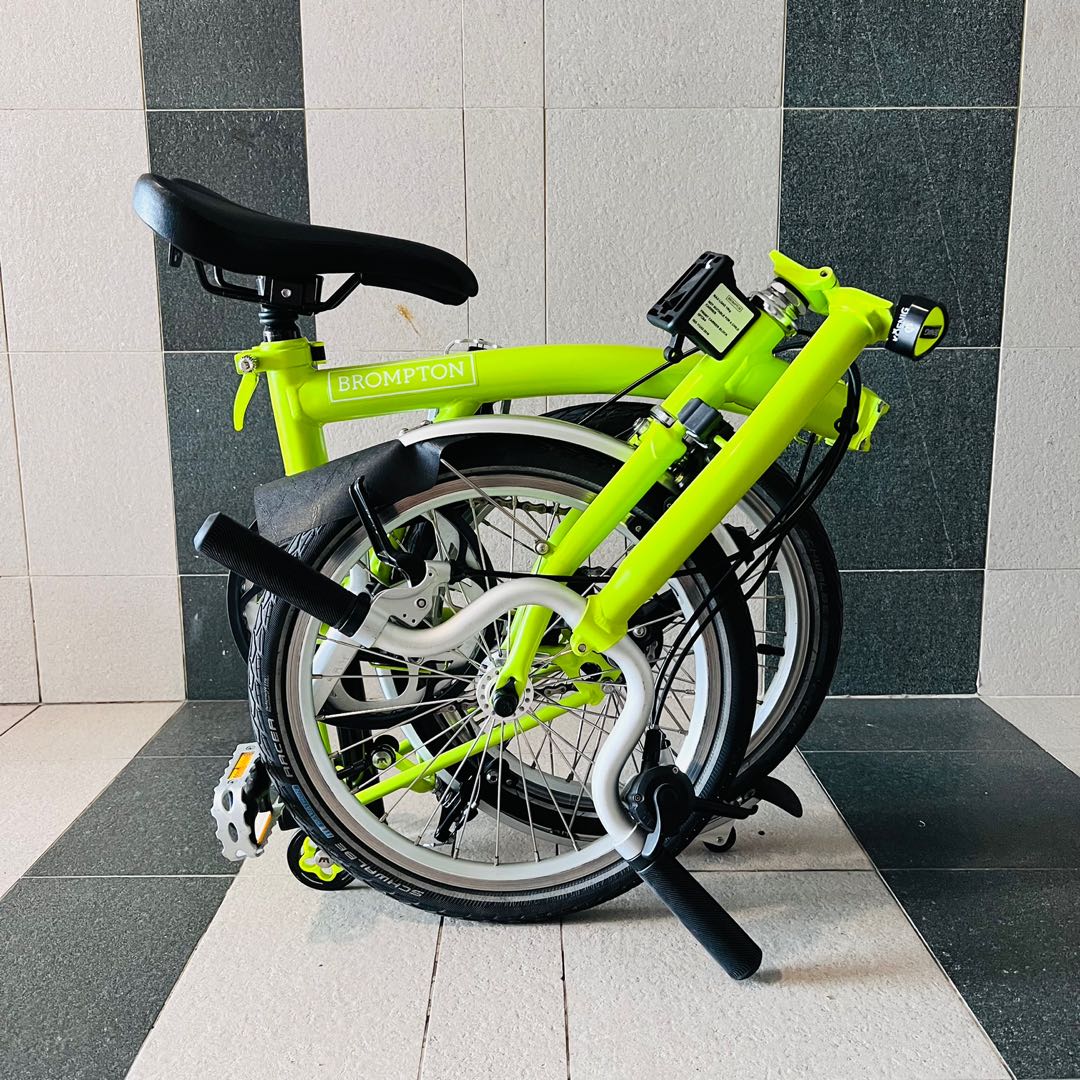 (Rare Lime) Brompton M2L / M6L Lime Green, Sports Equipment, Bicycles ...