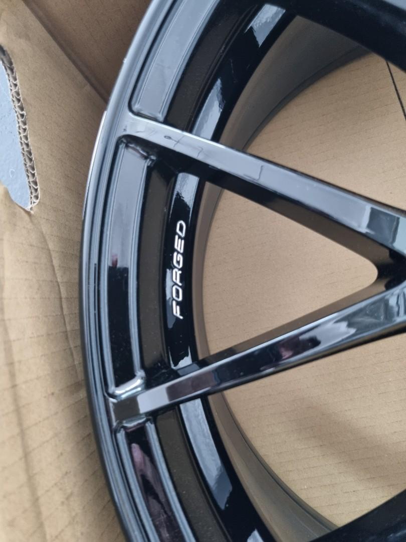 Rays 18" G27 Forged limited rims 5x112 offset45, Car Accessories, Tyres ...