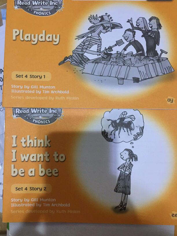 Read Write Inc Phonics Set4 Story 1-10, 興趣及遊戲, 書本 & 文具, 教科書 - Carousell