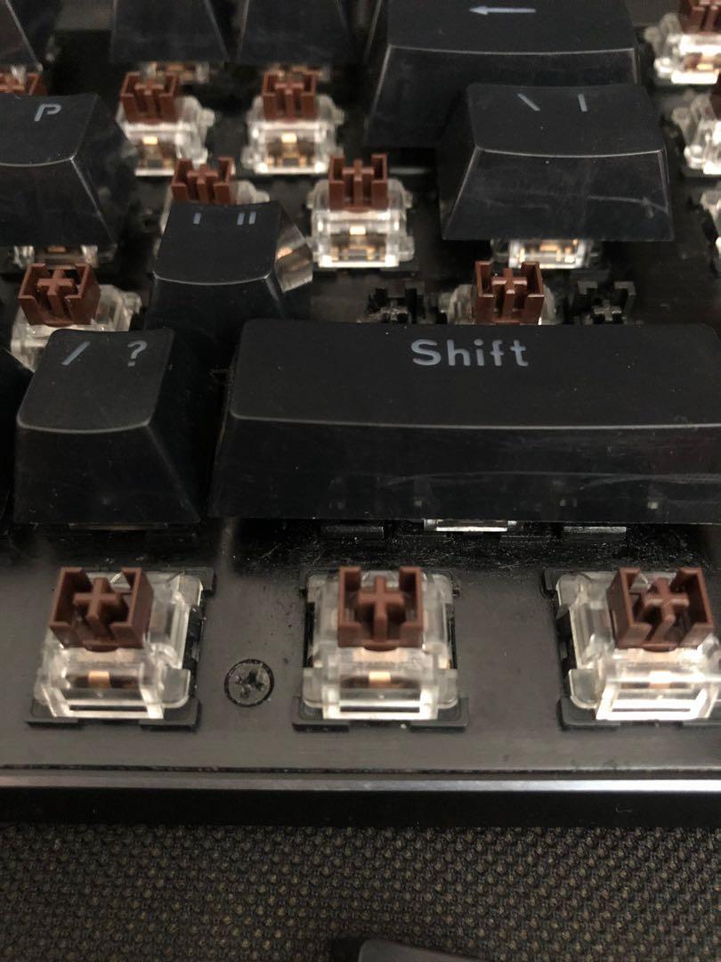 Red Dragon brown switches mechanical keyboard, Computers & Tech, Parts ...