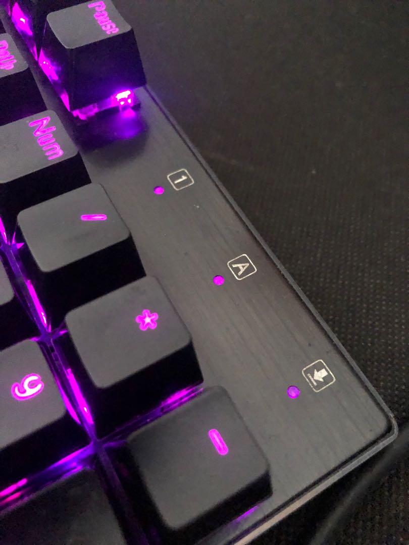 Red Dragon brown switches mechanical keyboard, Computers & Tech, Parts ...