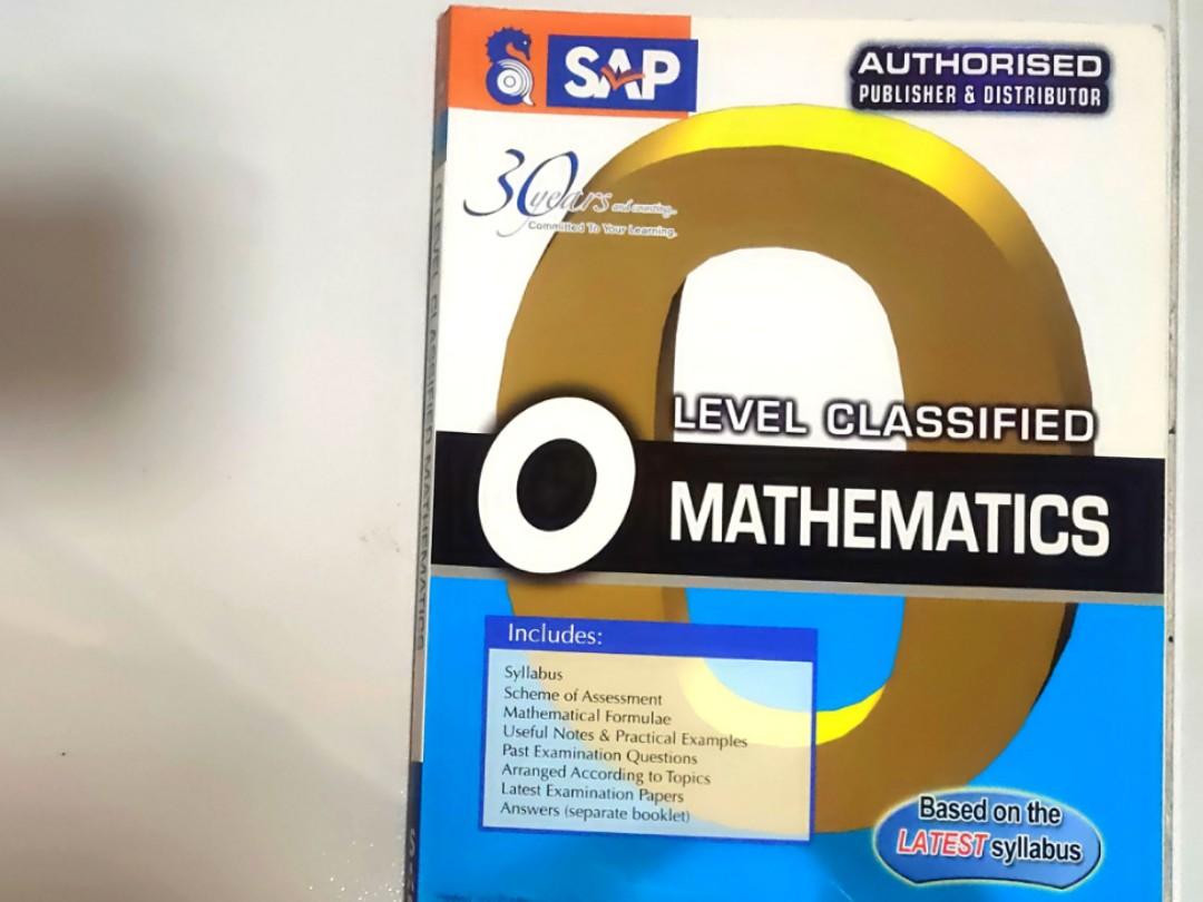 SAP O Level Mathematics Topical TYS, Hobbies & Toys, Books & Magazines ...
