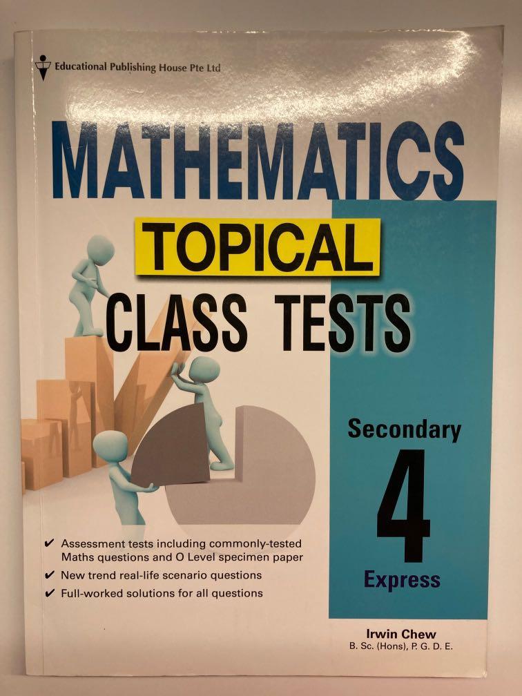 Secondary 4 Mathematics Topical Assessment Book, Hobbies & Toys, Books ...