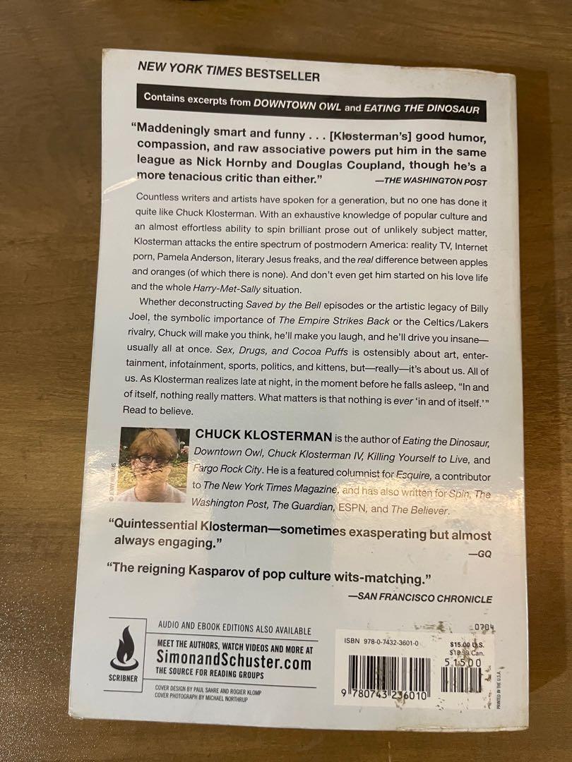Sex Drugs And Cocoa Puffs By Chuck Klosterman On Carousell