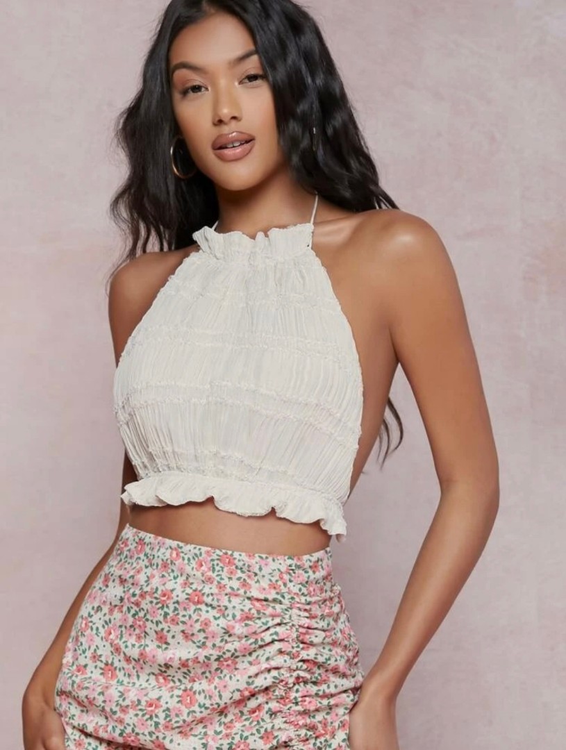 Sexy backless top, Women's Fashion, Tops, Others Tops on Carousell