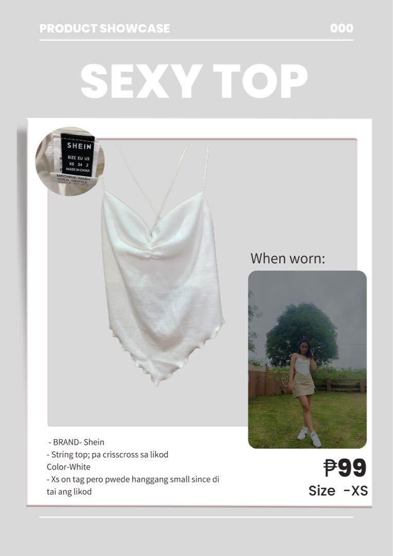 Sexy Top, Women's Fashion, Tops, Others Tops on Carousell