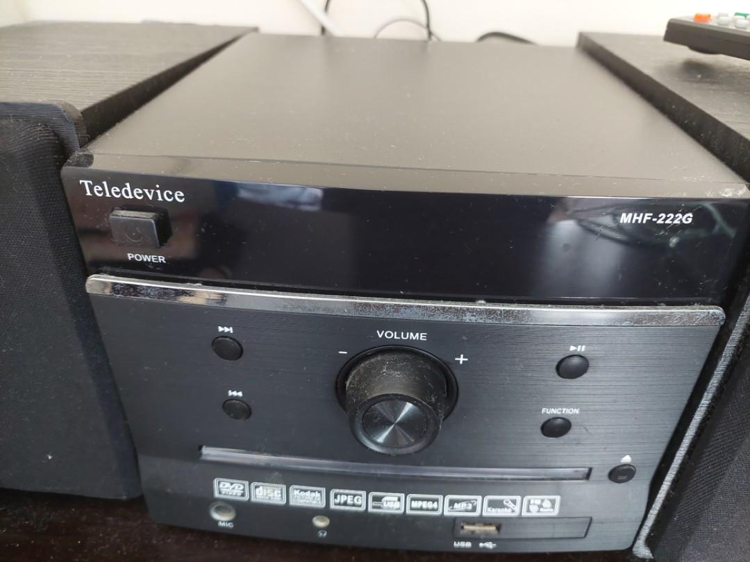 Teledevice MHF-222G DVD HIFI, 音響器材, 音樂播放裝置 MP3及CD Player - Carousell