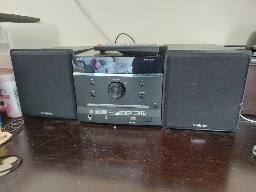 Teledevice MHF-222G DVD HIFI, 音響器材, 音樂播放裝置 MP3及CD Player - Carousell