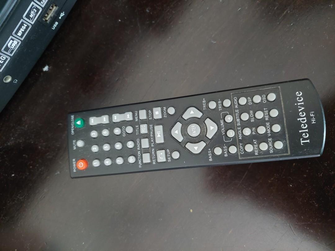 Teledevice MHF-222G DVD HIFI, 音響器材, 音樂播放裝置 MP3及CD Player - Carousell