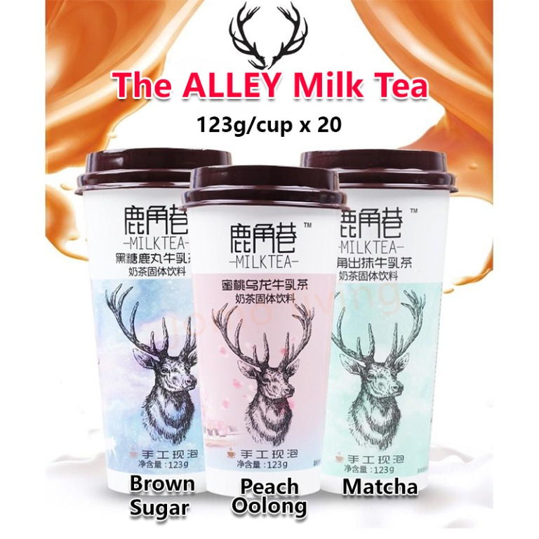 The Alley Milk Tea 奶茶 Bubble Tea Matcha / Brown Sugar, Food & Drinks ...