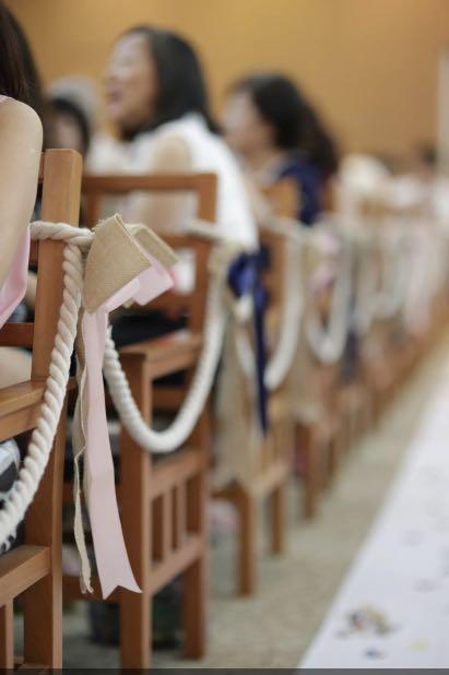 Thick ropes for aisles and pews at Wedding, Furniture & Home Living ...