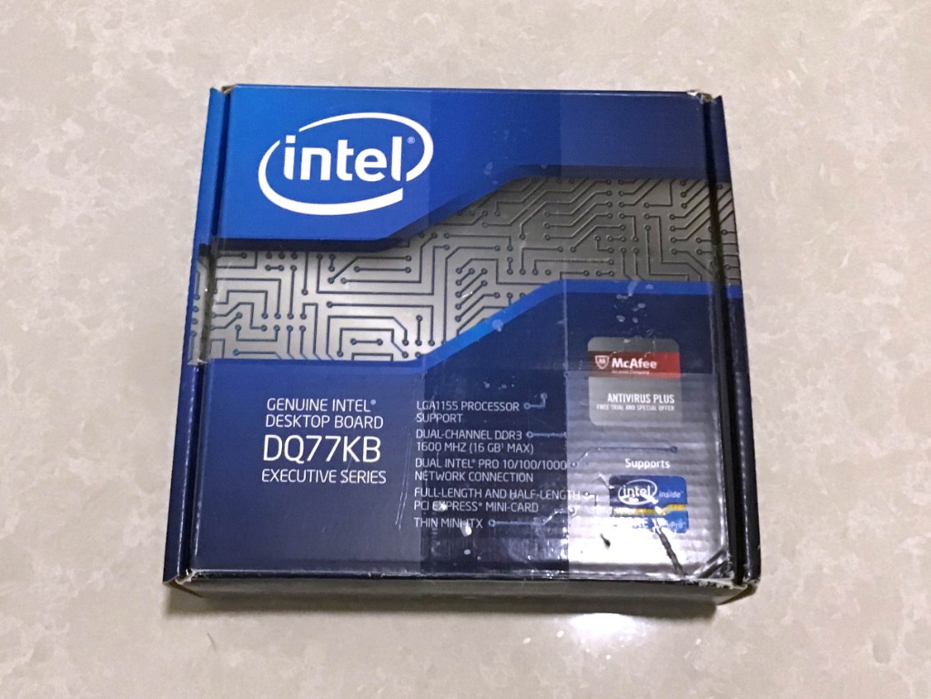Thin Mini-ITX Intel DQ77KB 1155 DC LVDS SFF, Computers & Tech, Parts ...