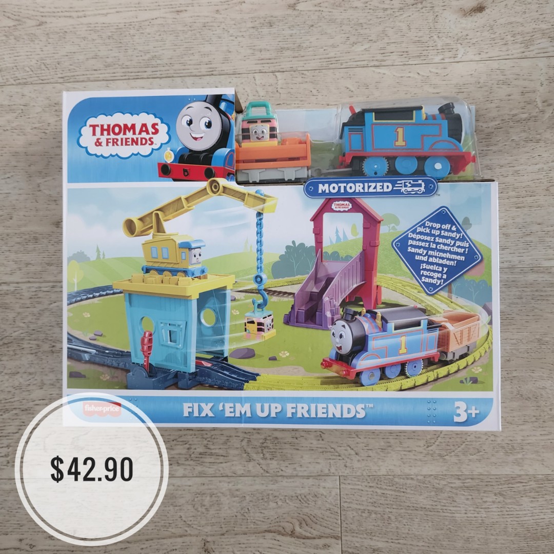 Thomas & Friends Fix 'em Up Friends Train and Track Set, Hobbies & Toys ...