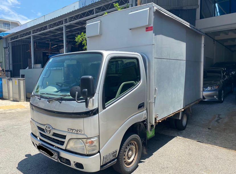 Lorry Rent Toyota Dyna 10ft with Box Rental Truck, Cars, Commercial ...