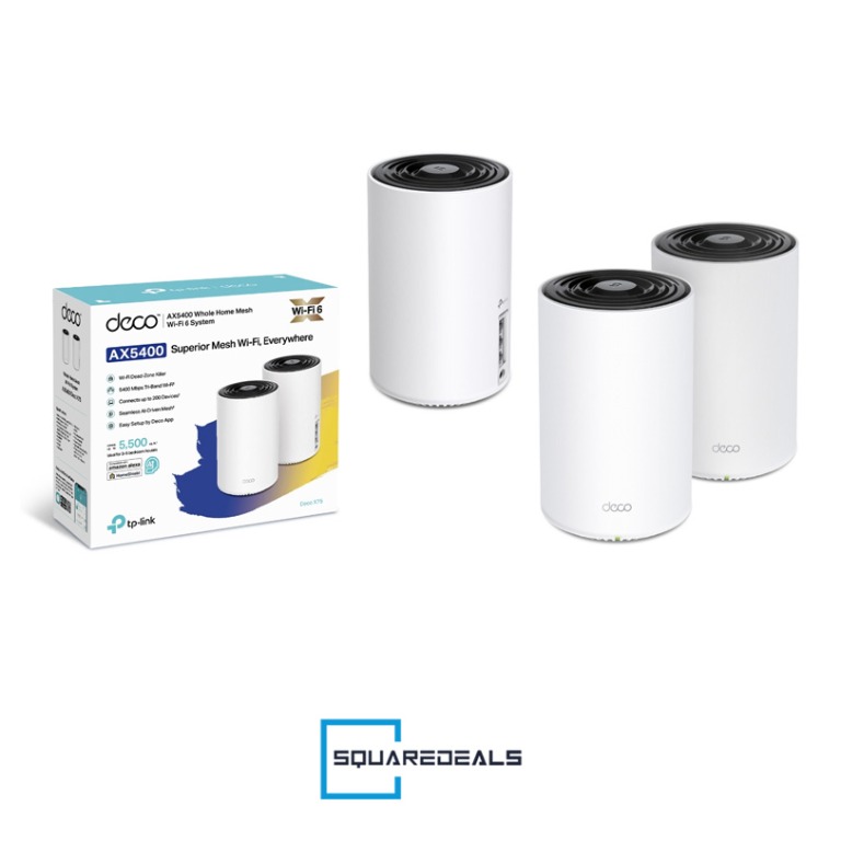 TP Link Deco X75 1 2 3 Pack AX5400 Tri Band Mesh WiFi 6 System TPLink ...