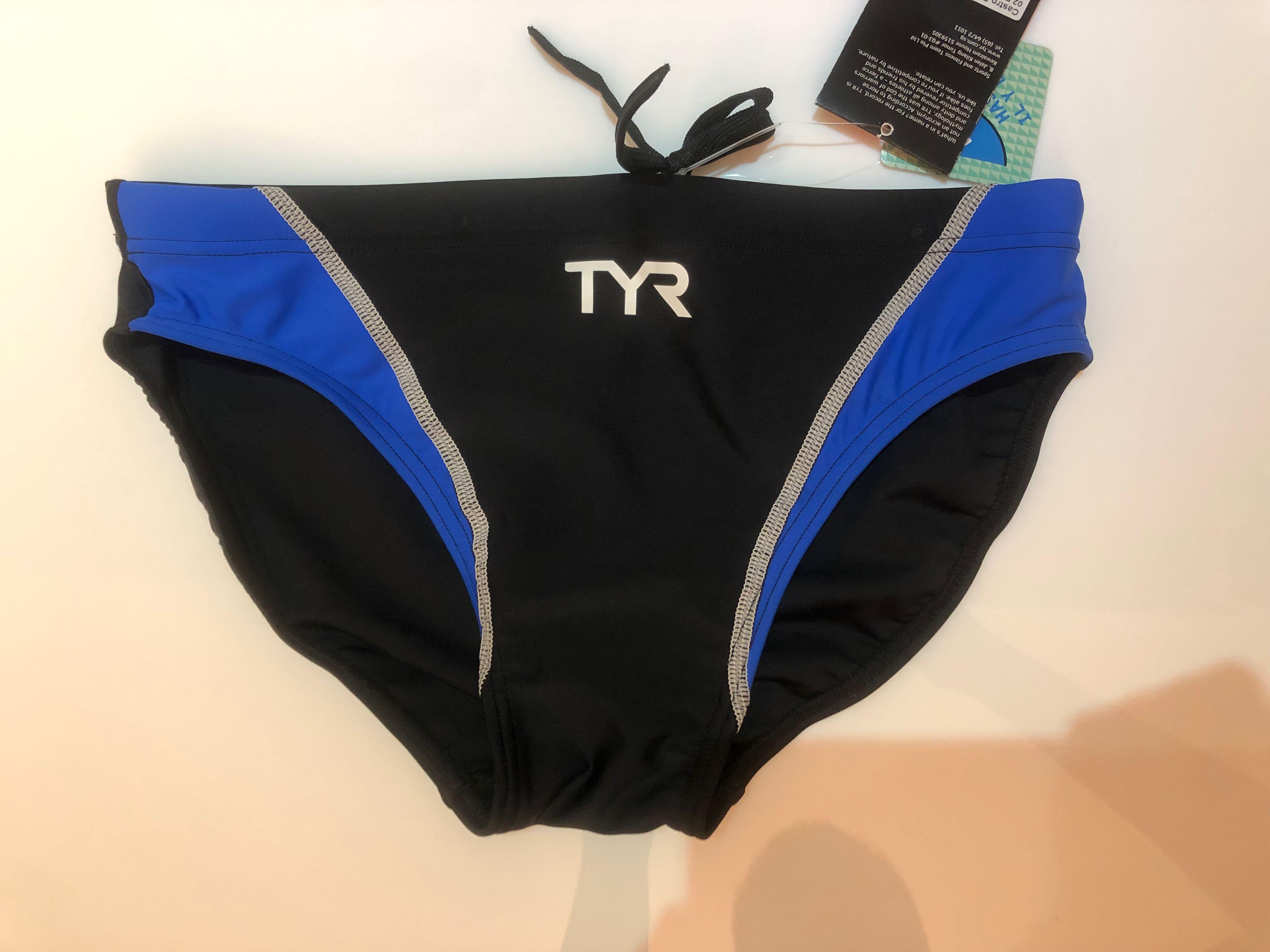 TYR Swimming trunk briefs (Brand new with tag), Men's Fashion, Bottoms ...